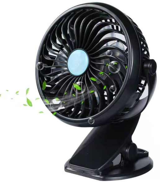 RECHARGEABLE Mini USB Fan Clamp fan CLIP FAN F168 (1pc battery include ...