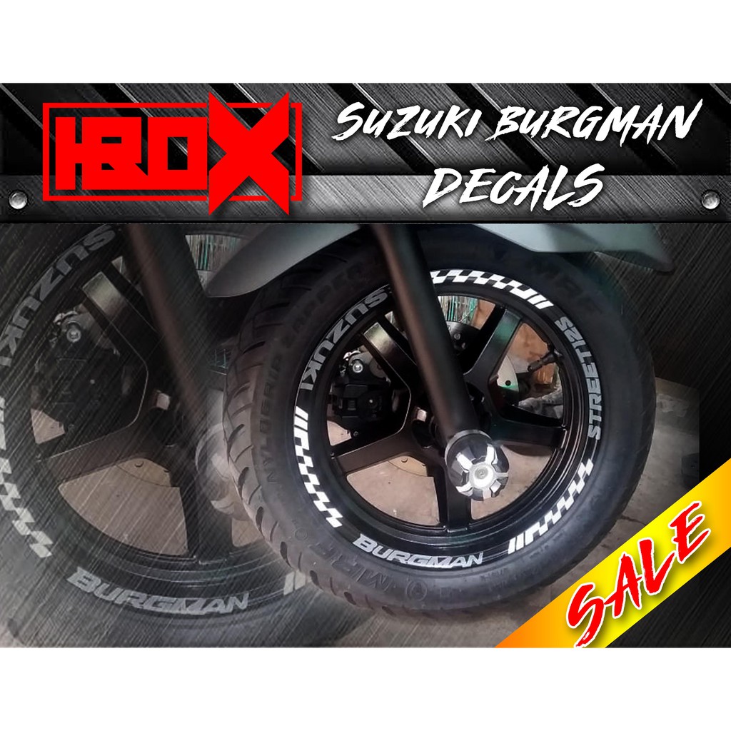 SUSUKI BURGMAN MAGS DECAL STICKER | Lazada PH