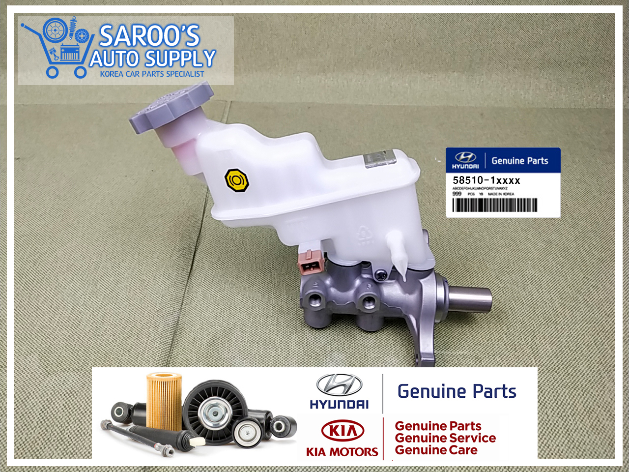 [Genuine] Brake Master For Hyundai Accent , 2011-2018, Original Hyundai ...