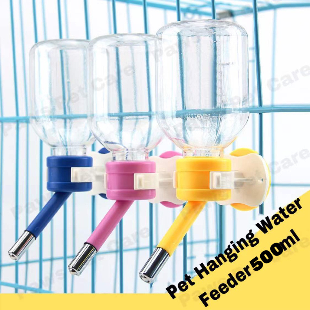 Pet Hanging Drinking Bottle Automatic Water Feeders Bottle 250ml ...