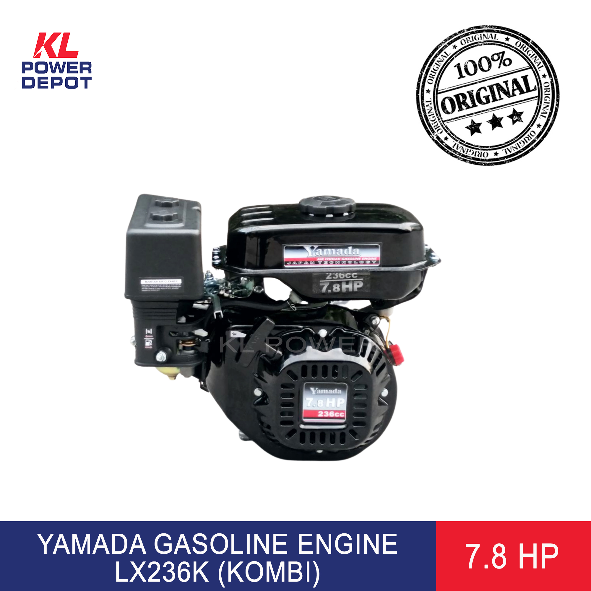 YAMADA Gasoline Engine LX236 7.8 HP KOMBI (High Speed) | Lazada PH