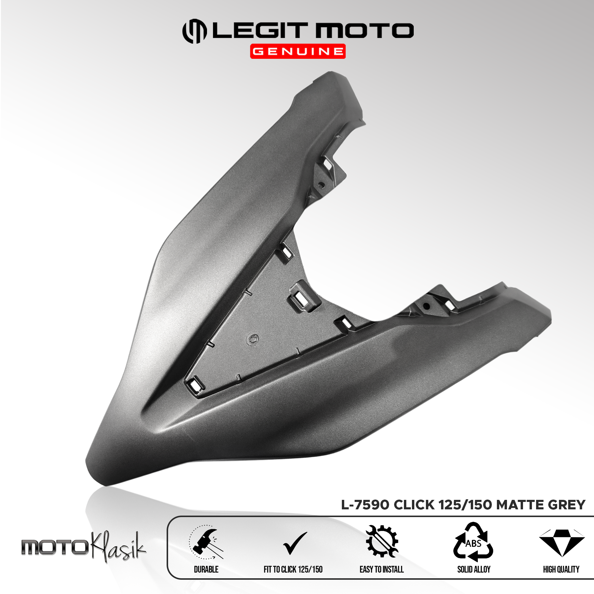 LEGITMOTO GENUINE CLICK V2 FRONT PANEL COVER / ANCHOR V SHAPE FOR HONDA ...