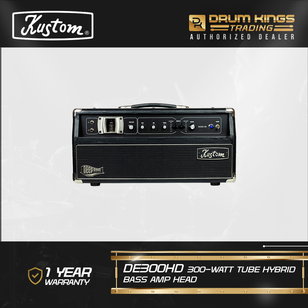 Kustom DE300HD 300-Watt Tube Hybrid Bass Amp Head | Lazada PH