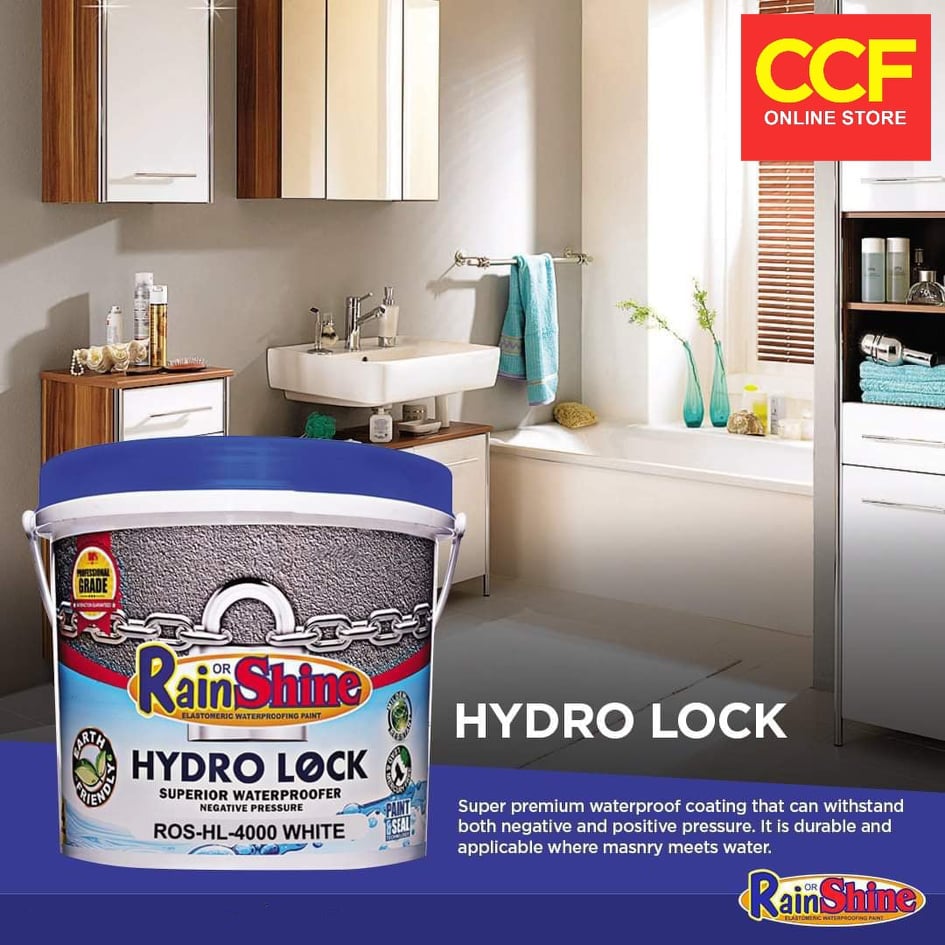 Rain or Shine HydroLock Hydro Lock Superior Waterproofing Waterproofer ...
