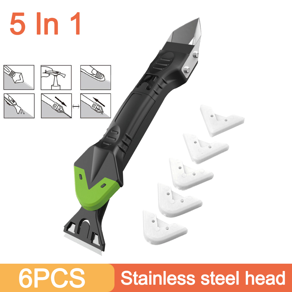 F5OA2UDWC 5 In1 Silicone Trowel Scraper Grout Kit Squeegees Sealant ...