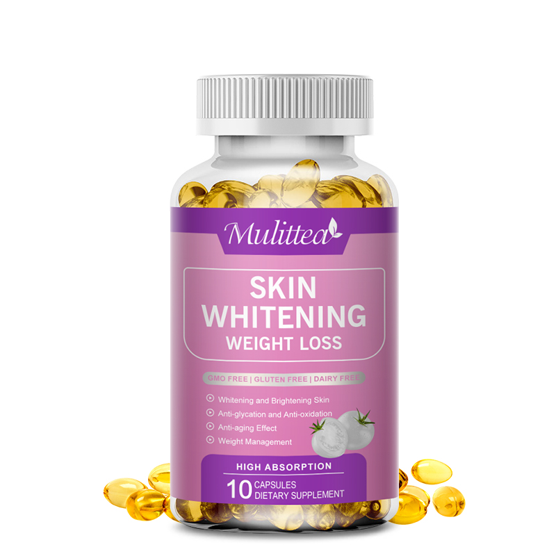 Mulittea Glutathione Whitening Capsules With White Tomato Skin ...