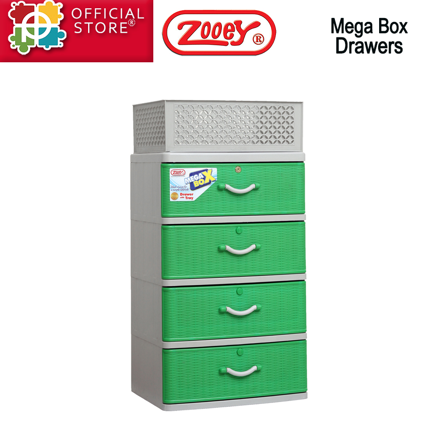 Zooey MEGA BOX Drawer 4 Layer Stock No. 399-4L | Lazada PH