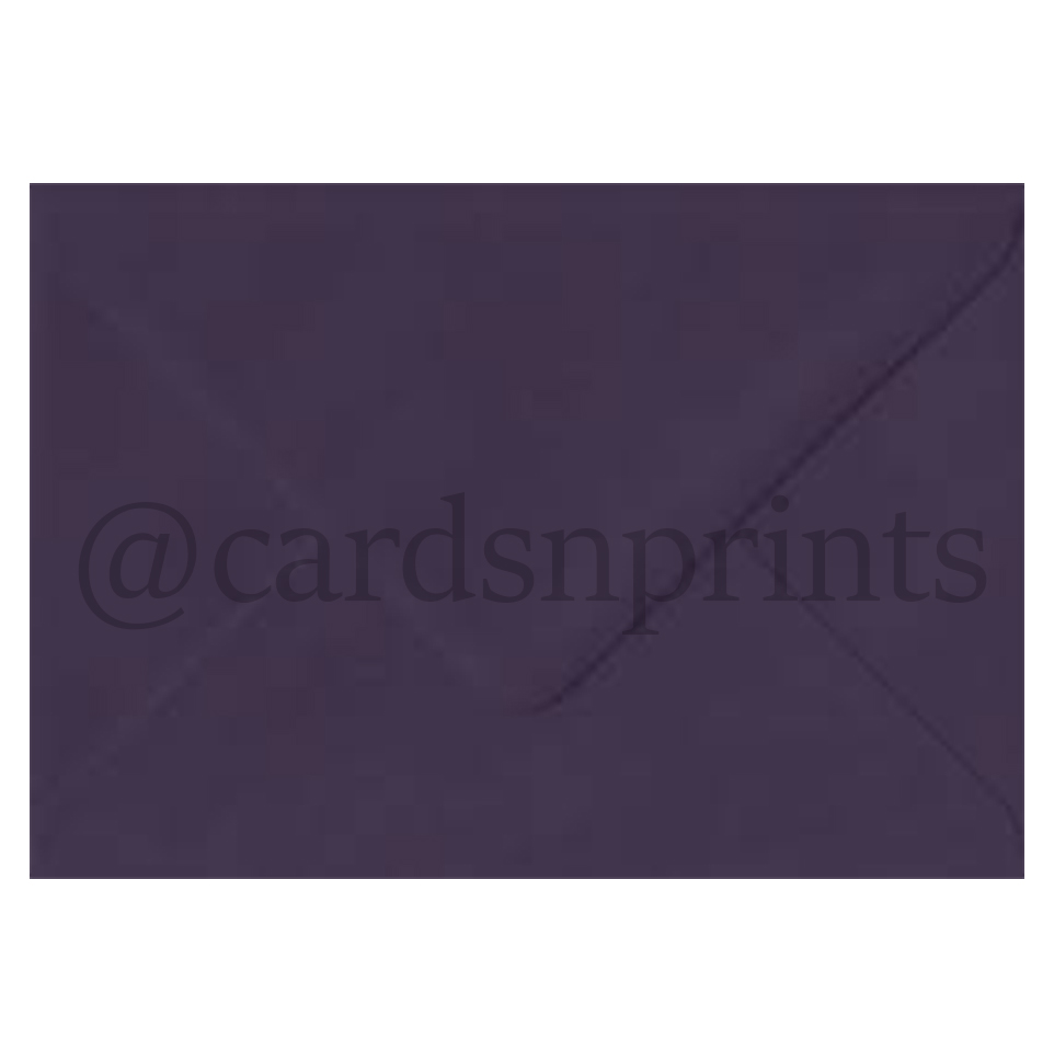 5x7 Dark Violet Envelope - Baronial Envelope - Wedding Invitation ...
