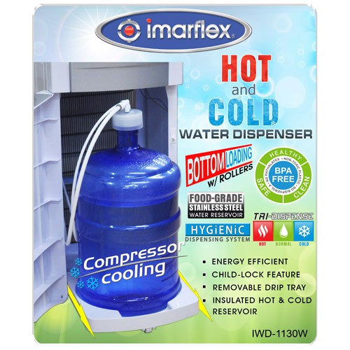 Imarflex Hot & Cold Water Dispenser IWD-1130W | Lazada PH