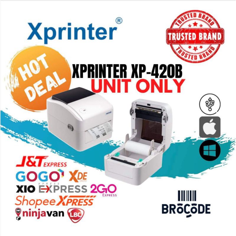 Xprinter XP-420B (USB UNIT) Thermal Printer | Lazada PH