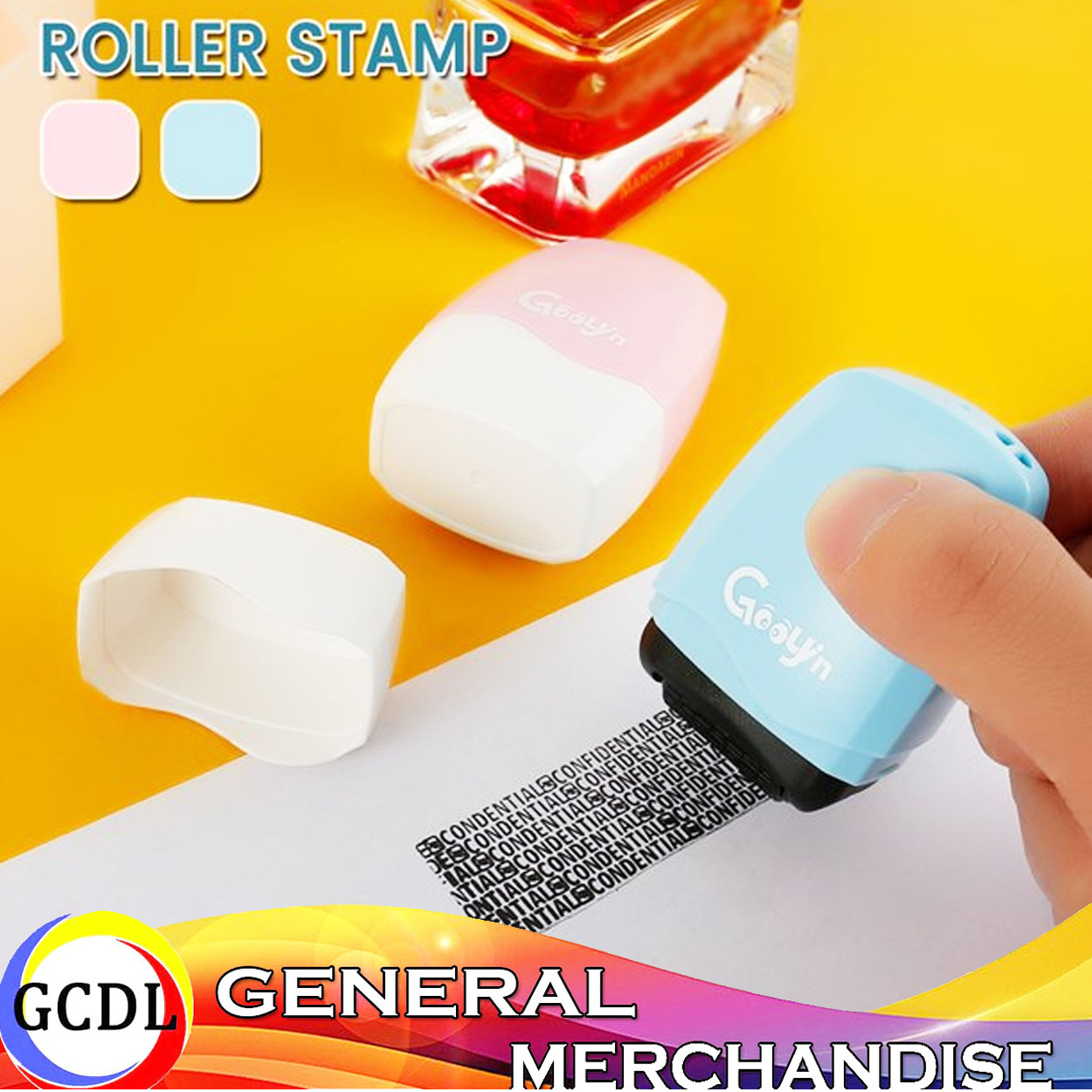 Security Stamp Roller Privacy Cover Eliminator Seal Portable Self ...