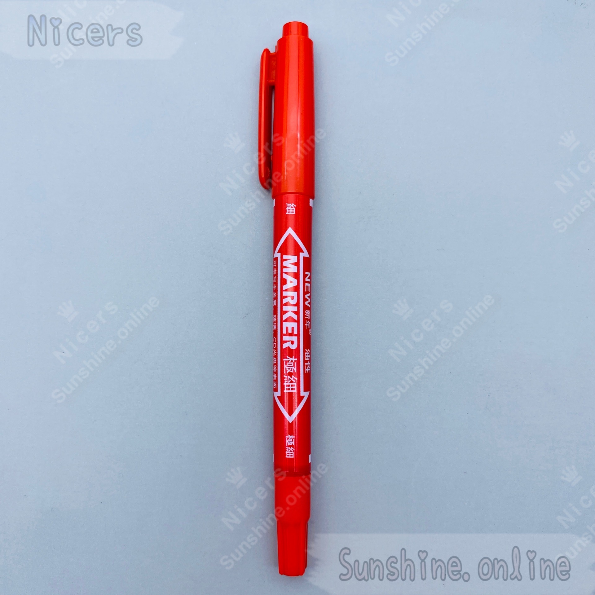 1pc Dual Head Permanent Marker Thin 1.0mm and Extreme Thin 0.7mm Head ...