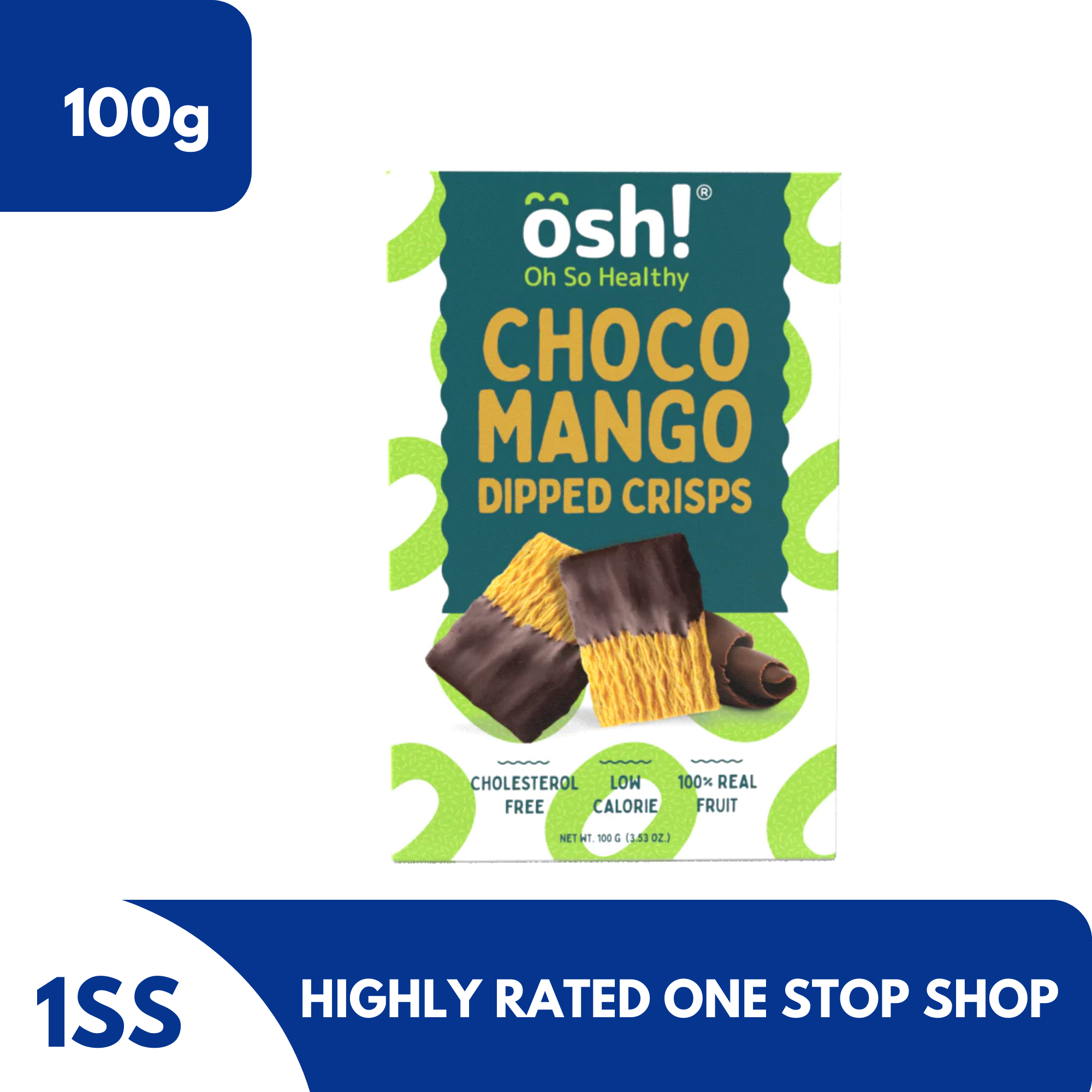 Oh So Healthy! Choco Mango Dipped Crisps, 100g | Lazada PH