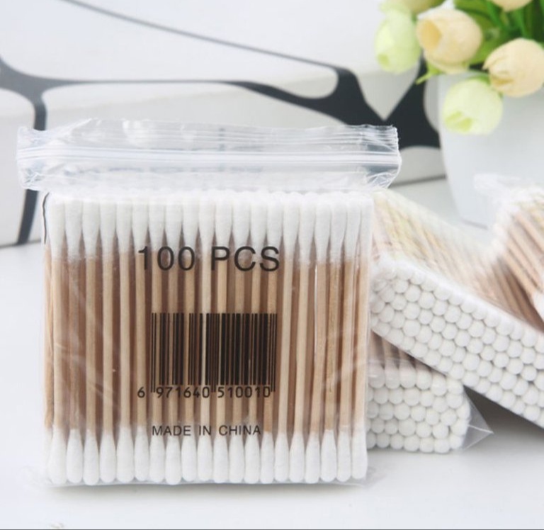 SALE!!! Double Headed Cosmetic Tips Cotton Swabs Cotton Buds Disposable ...
