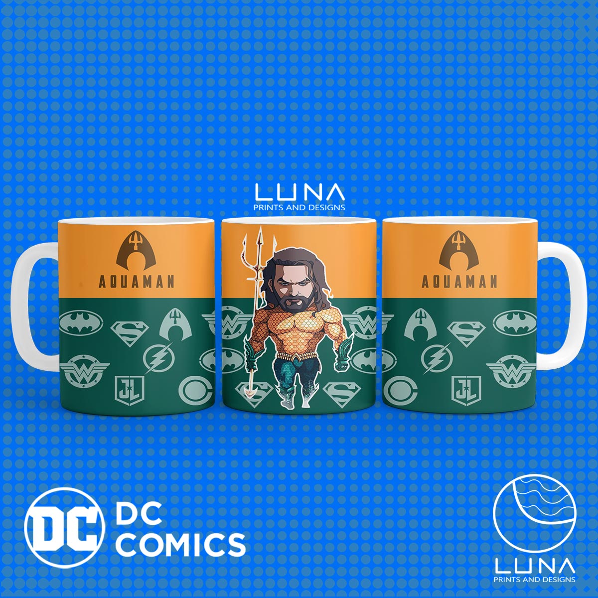 DC Comics - Justice League Coffee Mug Collection (Superman, Wonder ...