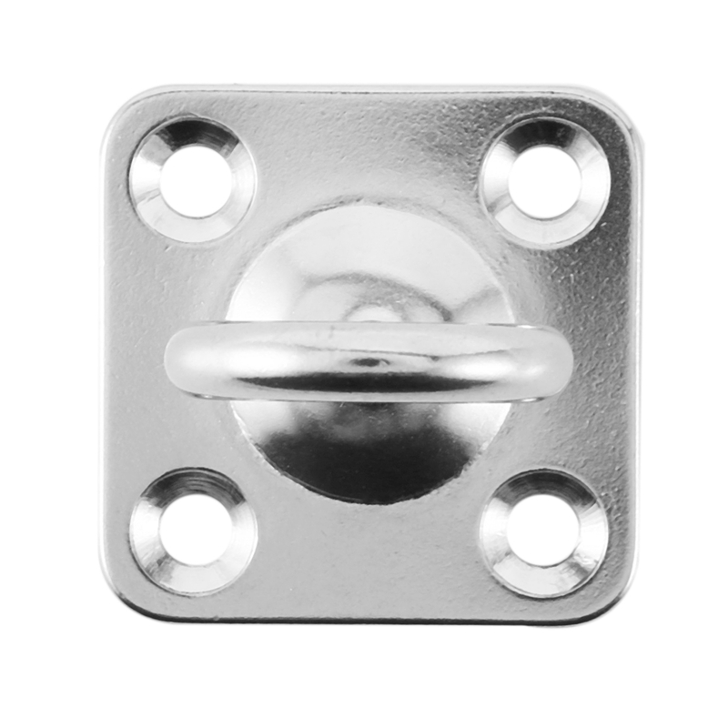 2Pcs Square Swivel Pad Eye Rotatable Ceiling Hook Wall Mounted Hook ...