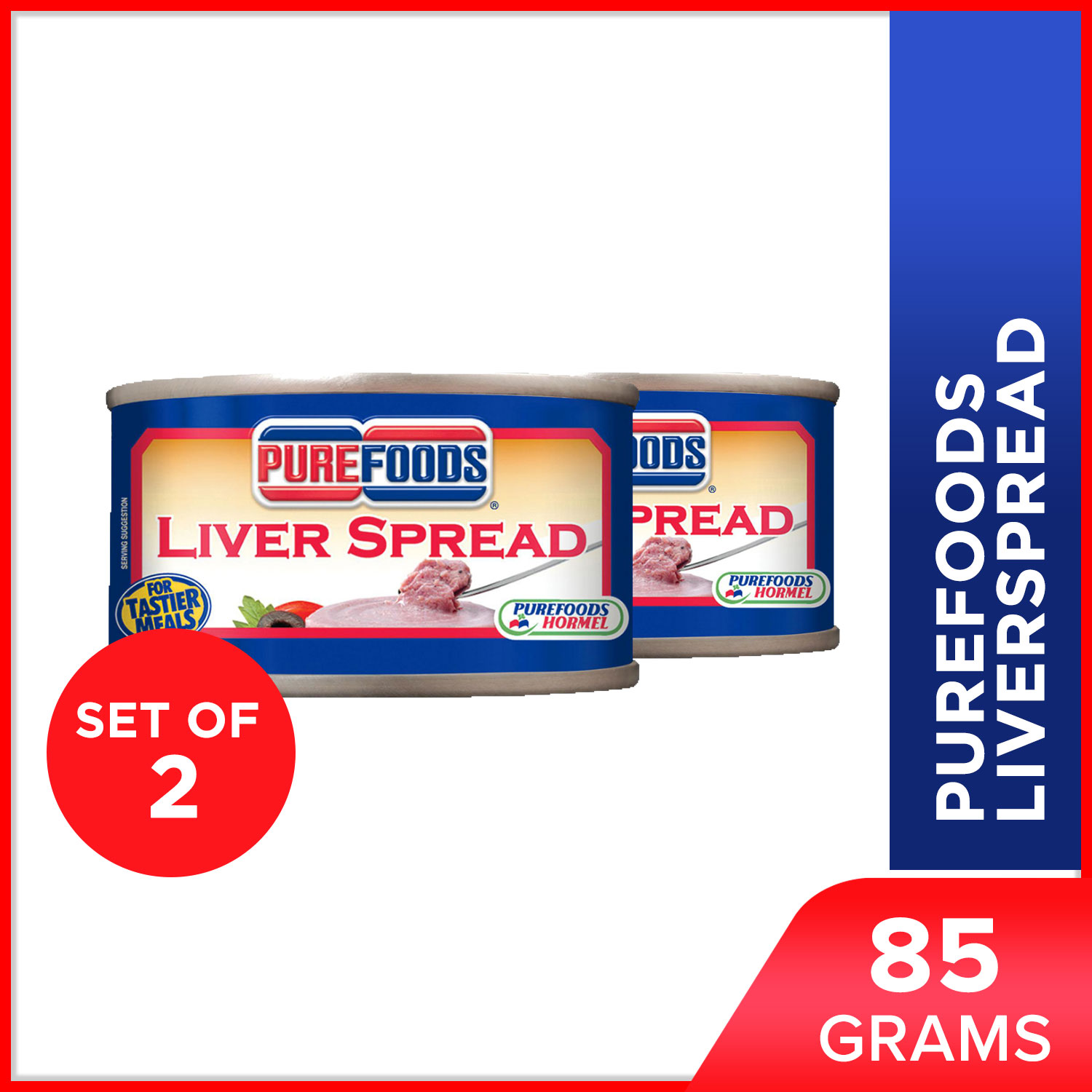 Purefoods Liver Spread (85g) Set of 2 | Lazada PH