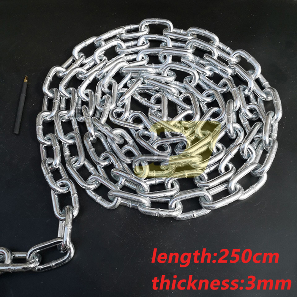 3MM Thick Kadena Galvanized Iron Iron Chain Heavy Duty Door Lock Chain ...