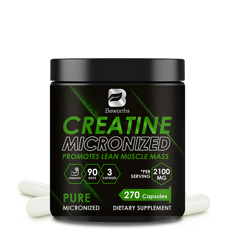 BEWORTHS Creatine Monohydrate Capsules for Muscle Mass Strength, and ...
