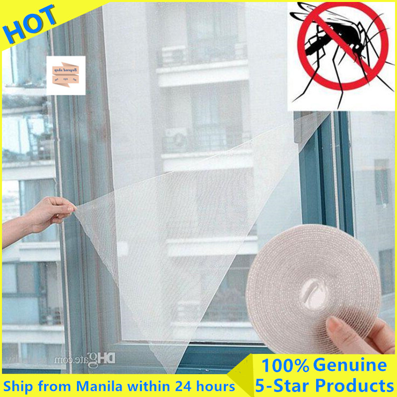 Anti Mosquito Net DIY Removable Large Window Screen Insect Window Net ...