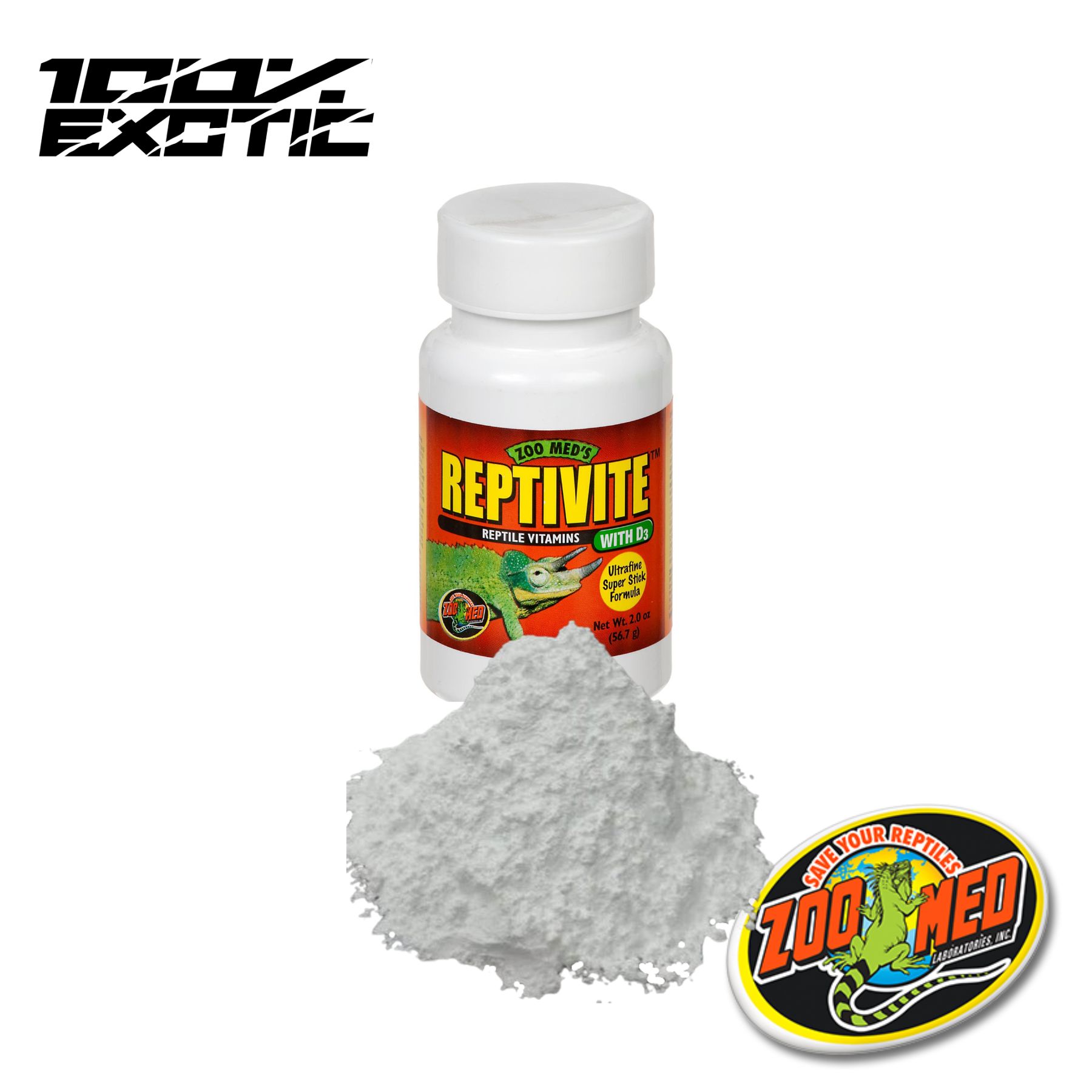 Zoomed Reptivite With D3 2Oz | Calcium Powder For Reptiles. Reptile ...