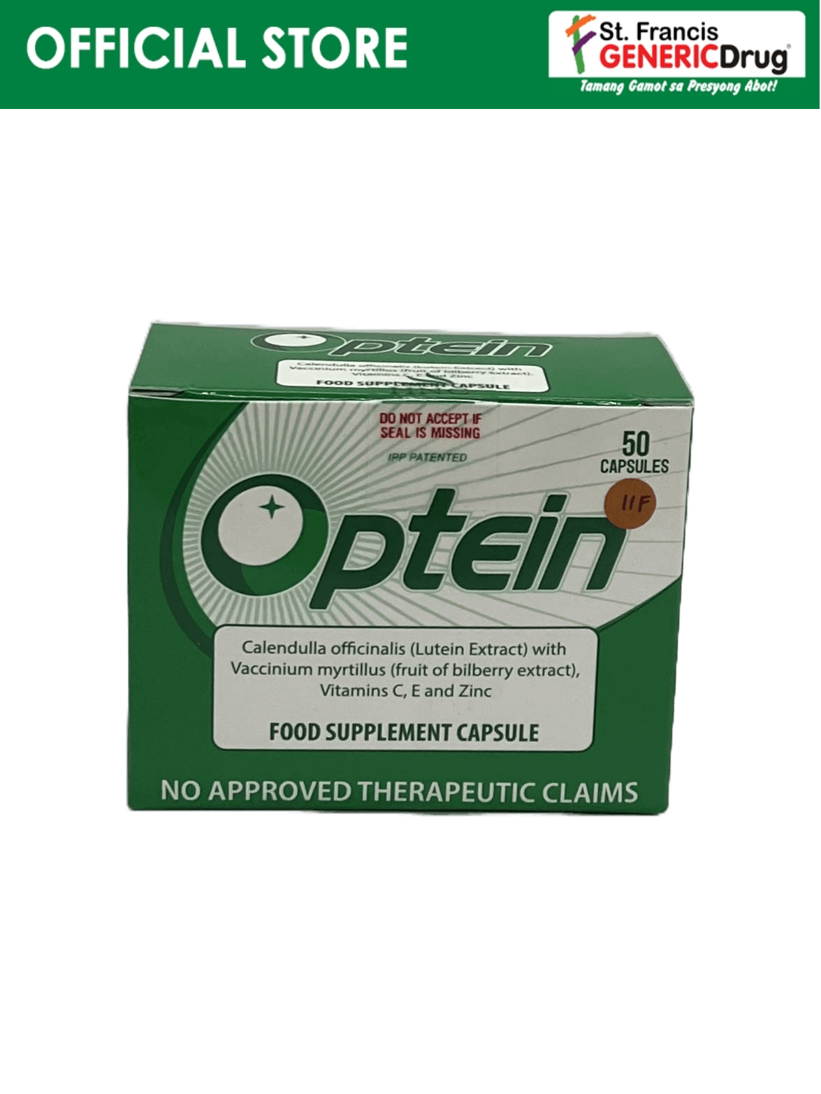 Lutein (Optein®) Capsules 10s | Lazada PH