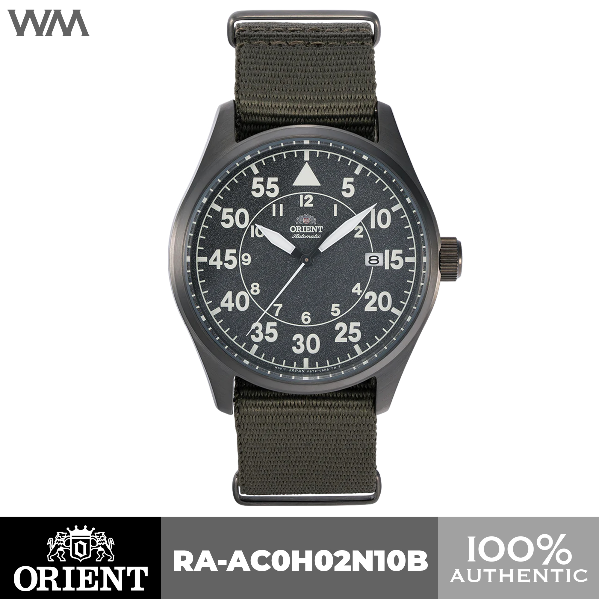Orient Pilot Flight Sports Grey Dial Automatic Watch RA-AC0H02N10B ...