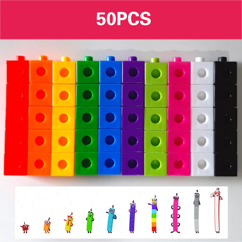 100PCS number blocks mathlink cubes numberblocks toys for kids ...