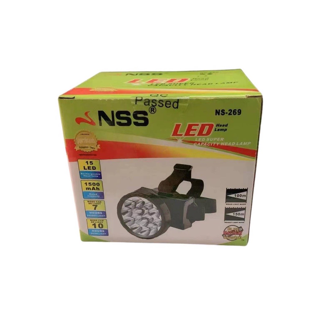 Led Rechargeable Headlamp Headlight NSS | Lazada PH
