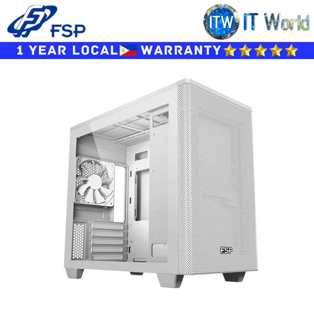 Itw | FSP Computer PC Case CST360 Black/White Micro ATX Tower | Lazada PH