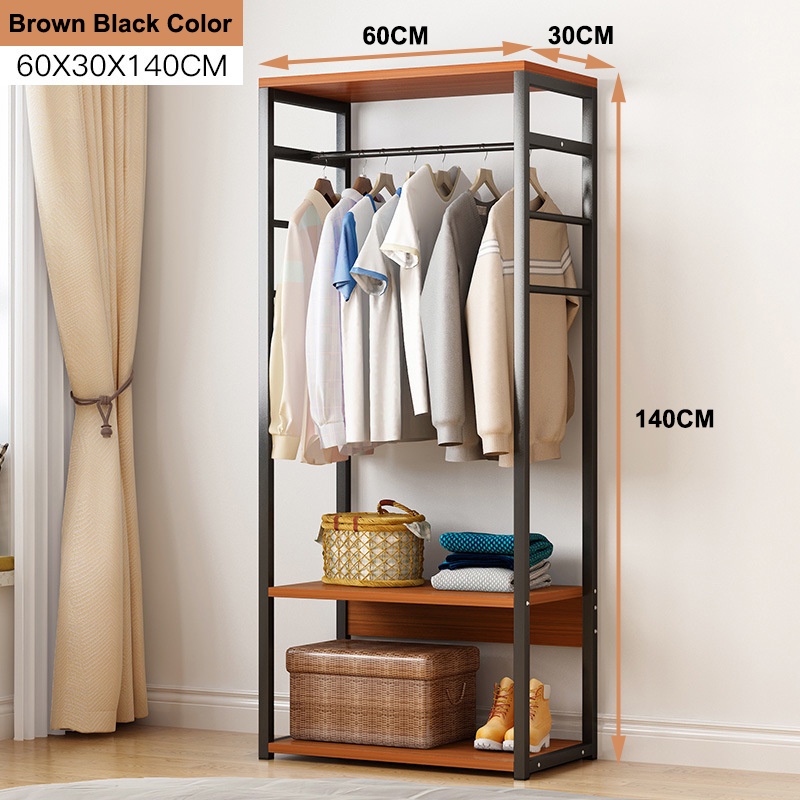 Clothes Hanging Rack Wooden Clothe Rack Coat Racks & Umbrella Stands ...
