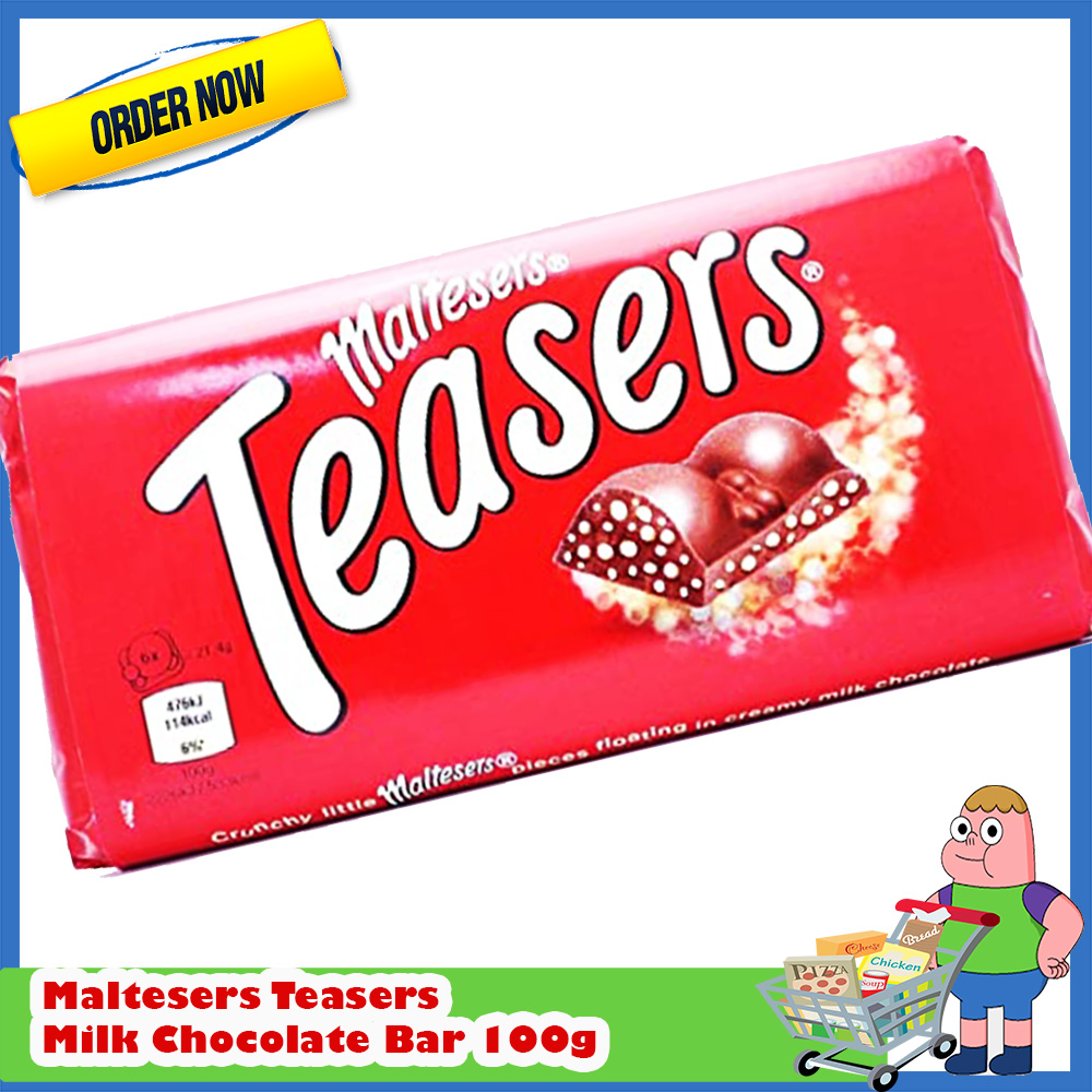 Maltesers Teasers Milk Chocolate Bar 100g | Lazada PH