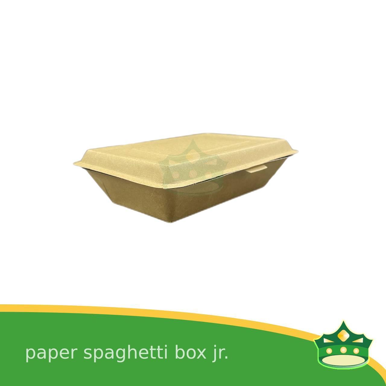 [50 pcs] paper spaghetti jr. box kraft brown for take-outs and delivery ...