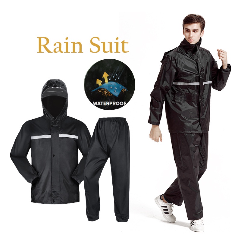 Ships immediately Raincoat for Motorcycle Rider Upgraded Waterproof ...