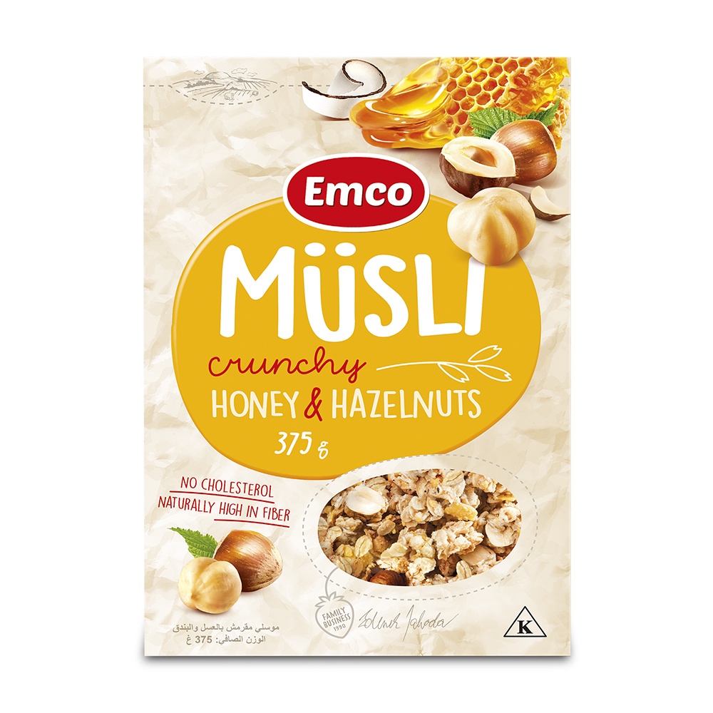 Ready Stock】 Musli Crunchy Honey Hazelnuts 375g | Lazada PH