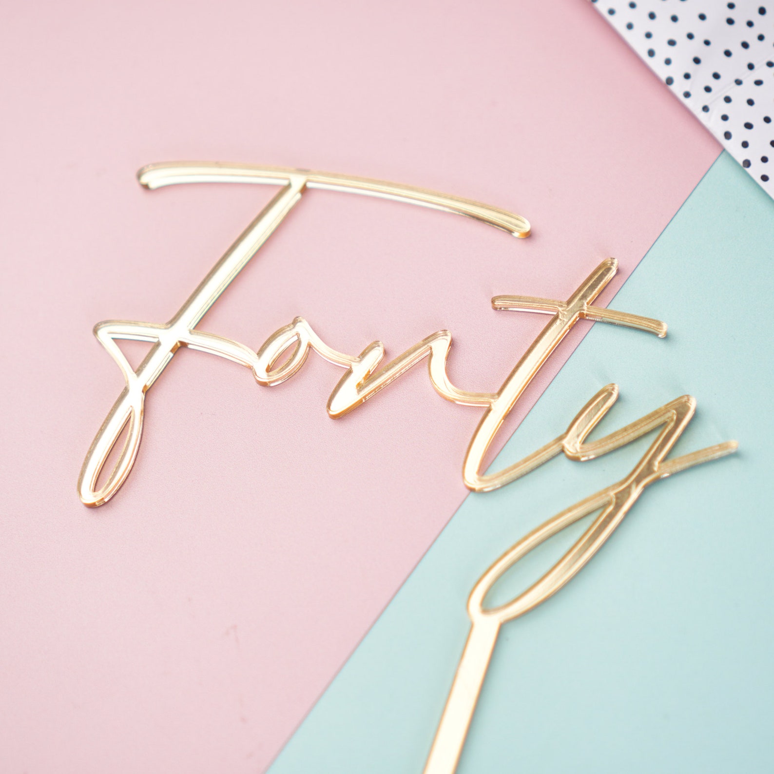 Personalized Birthday Cake Topper, Personalised 30 40 50 60 Age, Forty ...