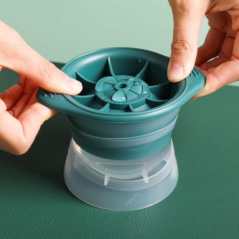 Solid Home Silicone Spherical Ice Cube Mould Whiskey Ice Ball Maker ...