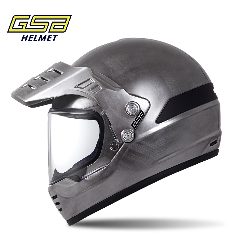 GSB V73 Retro ADV Motorcycle Helmet Vintage Full Face Touring Capacete | Lazada PH
