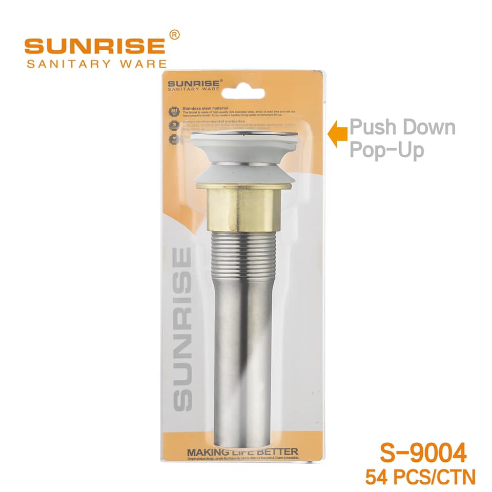 SUNRISE LAVATORY STRAINER LONG PUSH BUTTON | Lazada PH