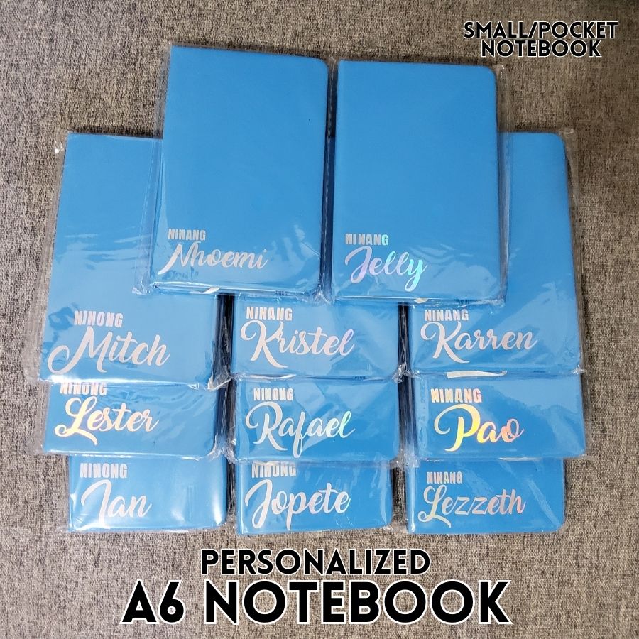 PERSONALIZED POCKET SIZE NOTEBOOK (A6) | Lazada PH