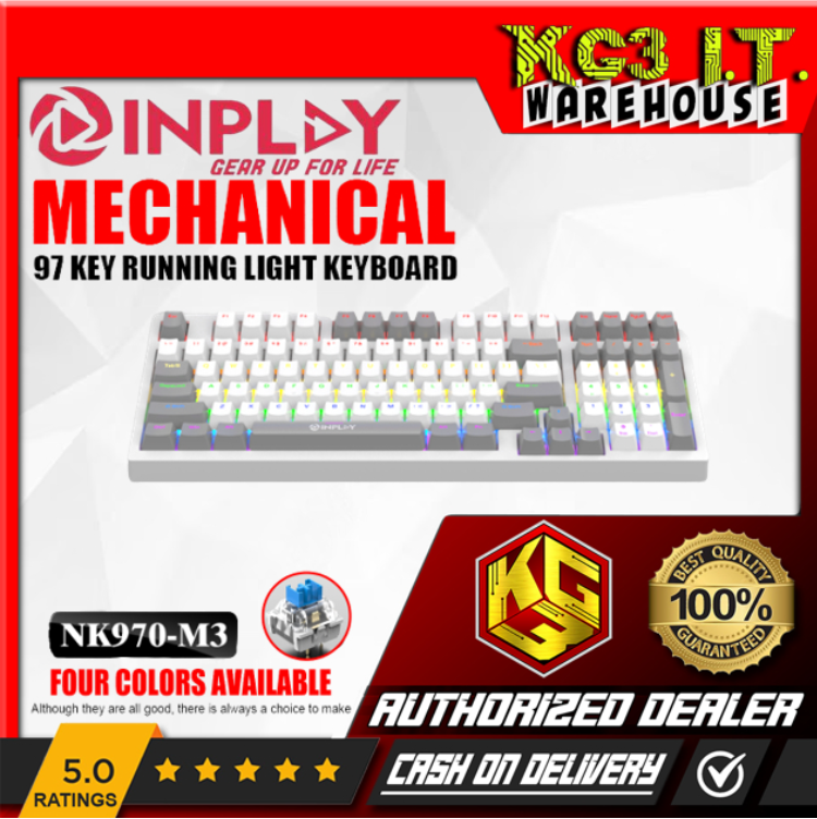 Inplay NK970 Mechanical Keyboard With Blue Switch Running RGB Light ...