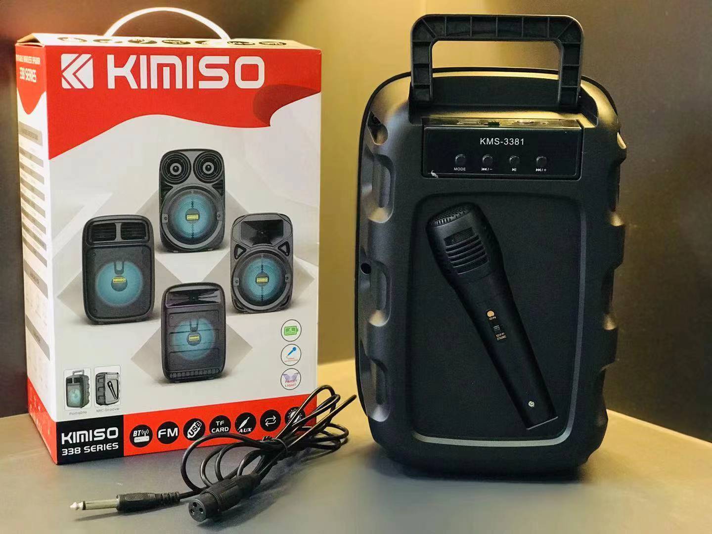 KIMISO KMS-3381 6.5 INCHES RECHARGEABLE BLUETOOTH SPEAKER karaoke ...