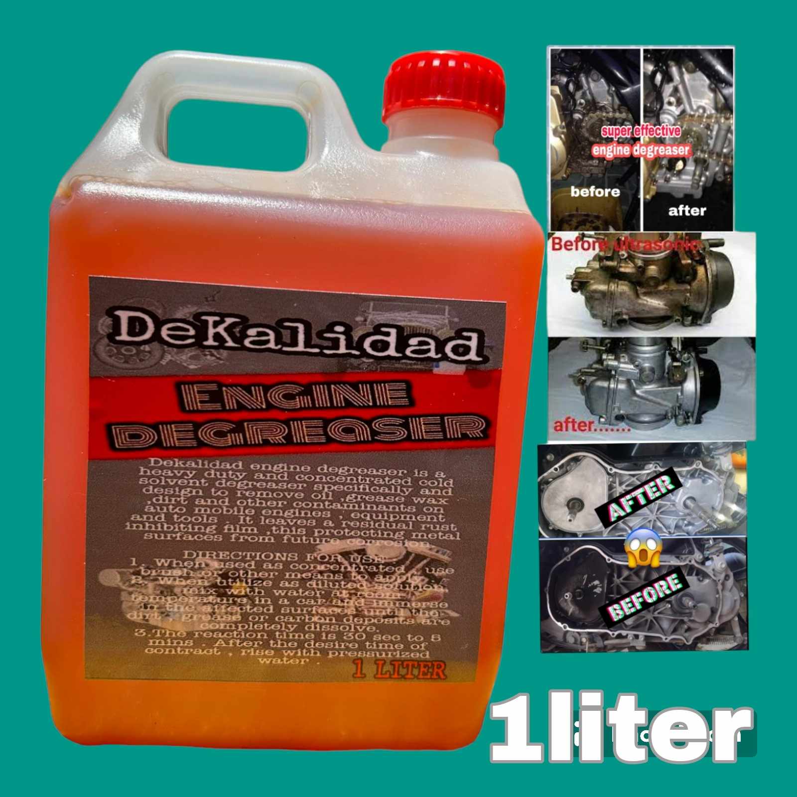 DEKALIDAD ENGINE DEGREASER 1 LITER | Lazada PH
