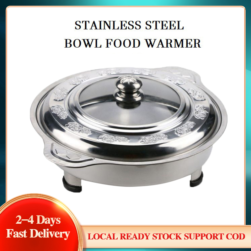 Round Stainless Food Warmer (37x31×16cm) | Lazada PH