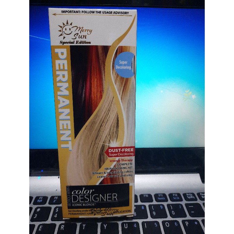 ASH GREY/GRAY PERMANENT HAIR COLOR BY MERRY SUN 100% AUTHENTIC ...