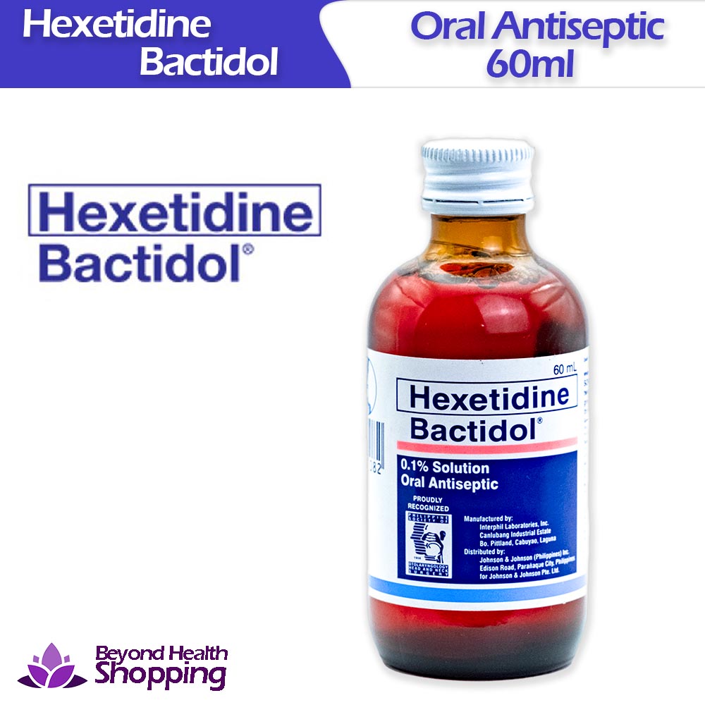 Hexetidine Bactidol Oral Antiseptic 60ml | Lazada PH