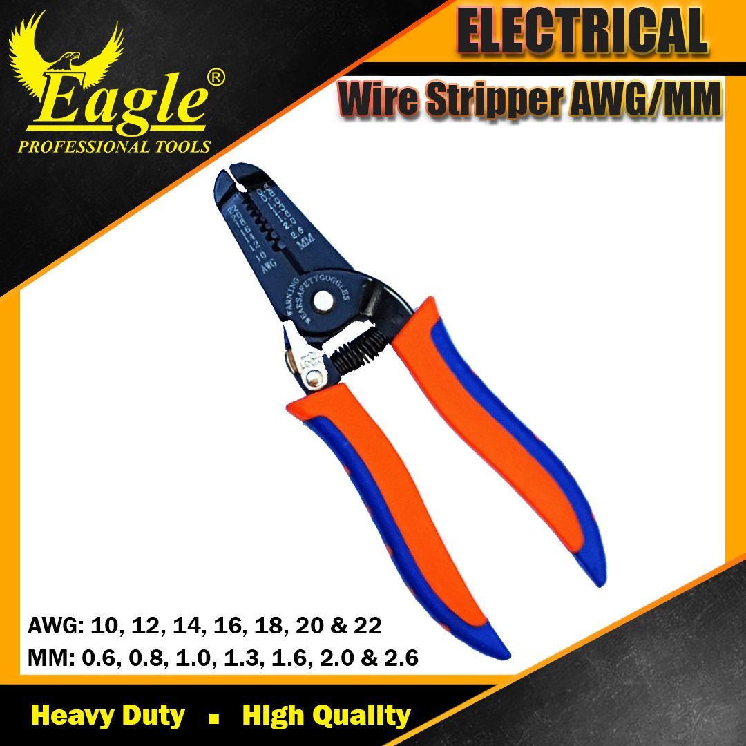 Eagle Professional Tools Wire Stripper AWG/MM | Lazada PH
