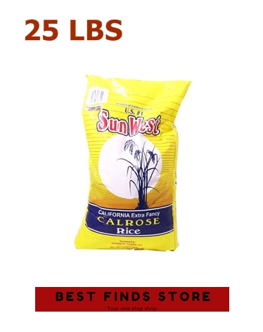 Sunwest California Extra Fancy Calrose Rice 25 LBS | Lazada PH