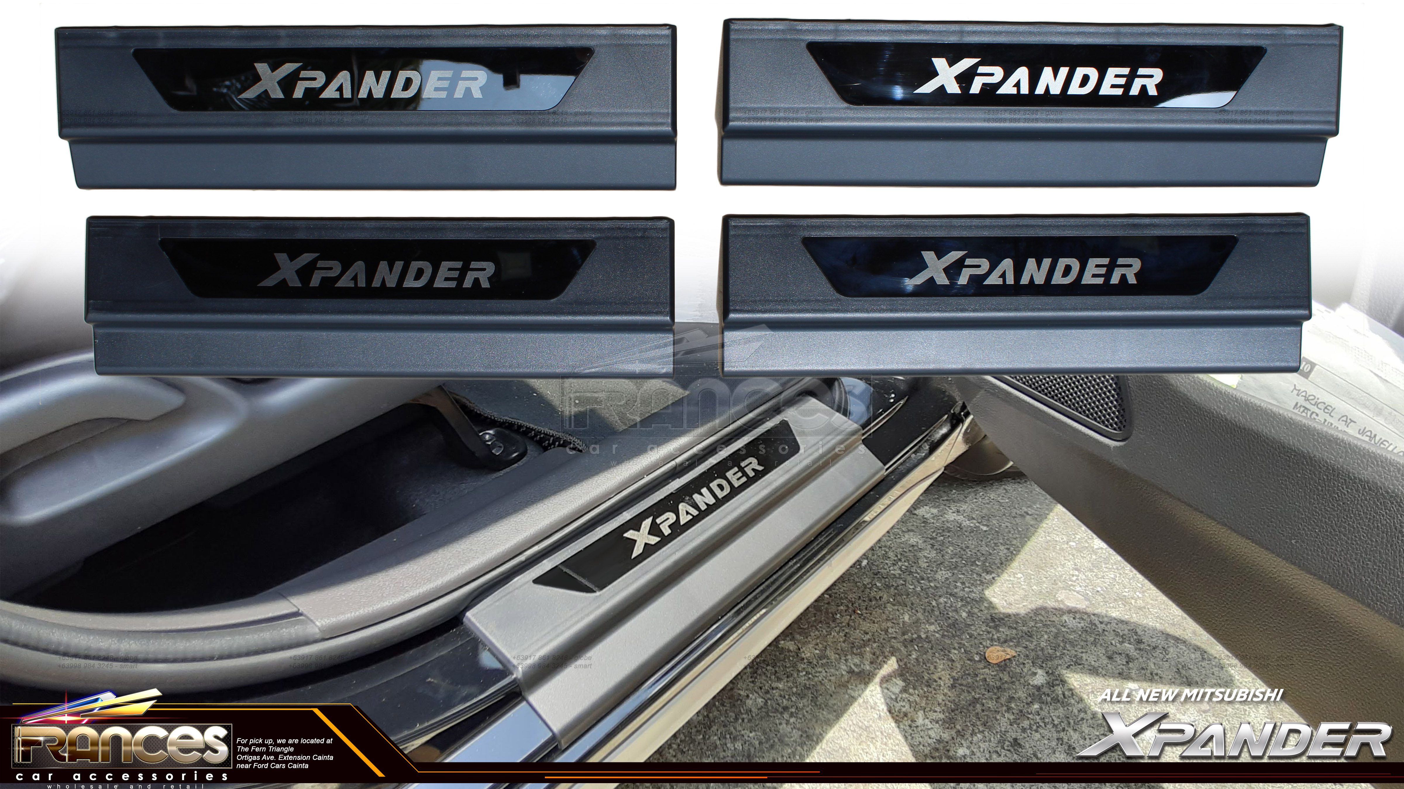 Mitsubishi Xpander Cross GLX GLS 2019-2024 side step sill / side ...