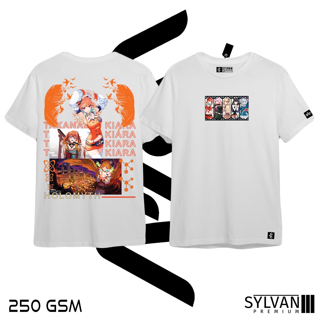 Sylvan Anime Shirt Hololive Holomyth Takanashi Kiara 250 GSM Premium ...